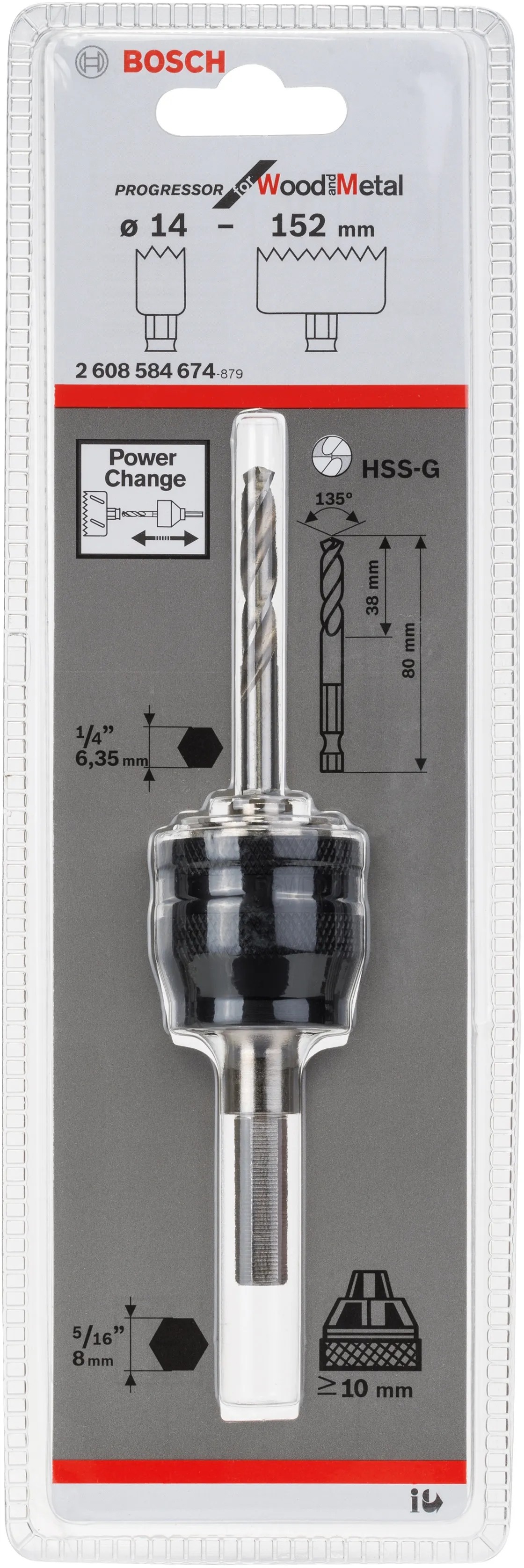 BOSCH Power-Change Adapter 8 mm vásárlása az OBI -nál