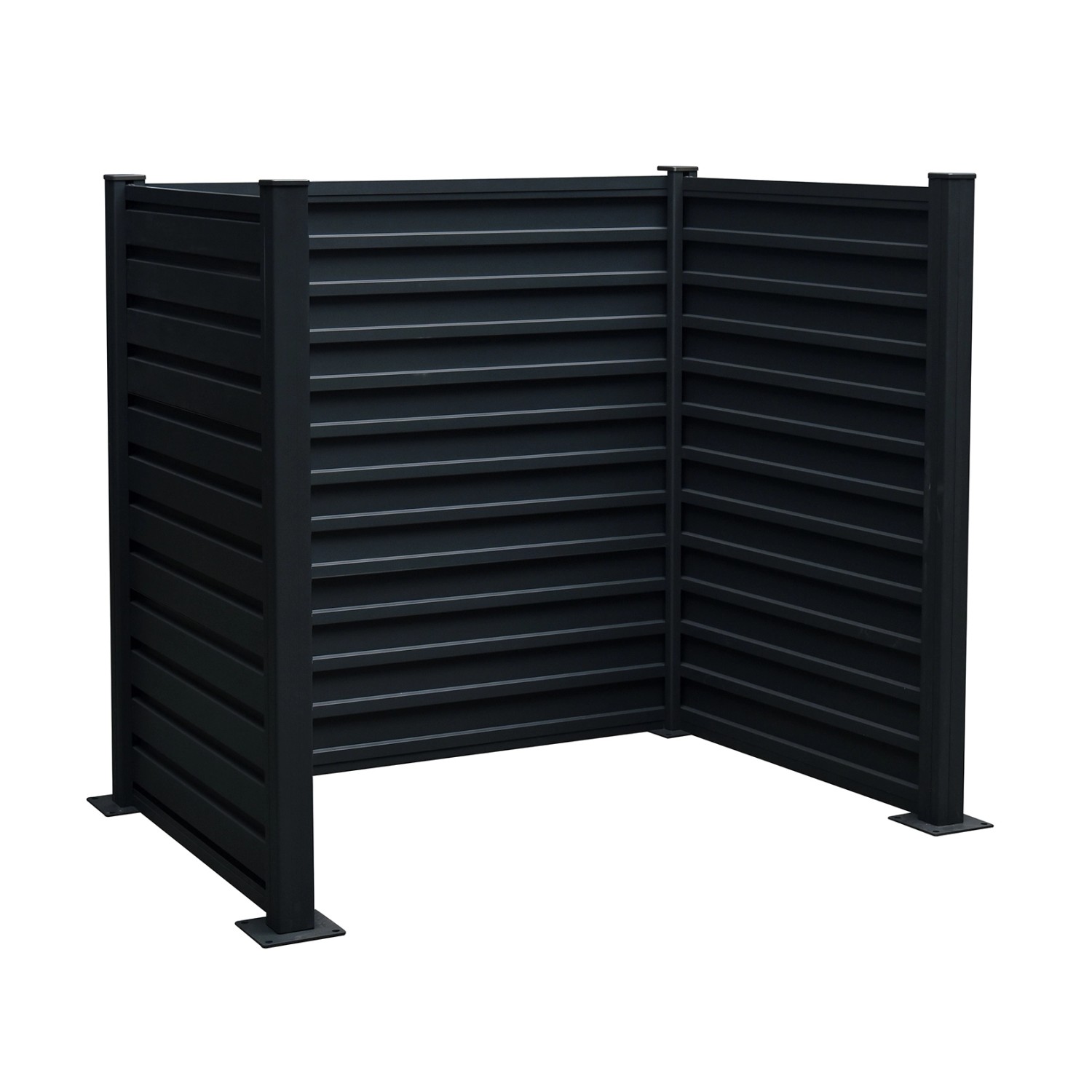 Floraworld kukatároló 2 kukához profilozott acél antracit vásárlása az ...