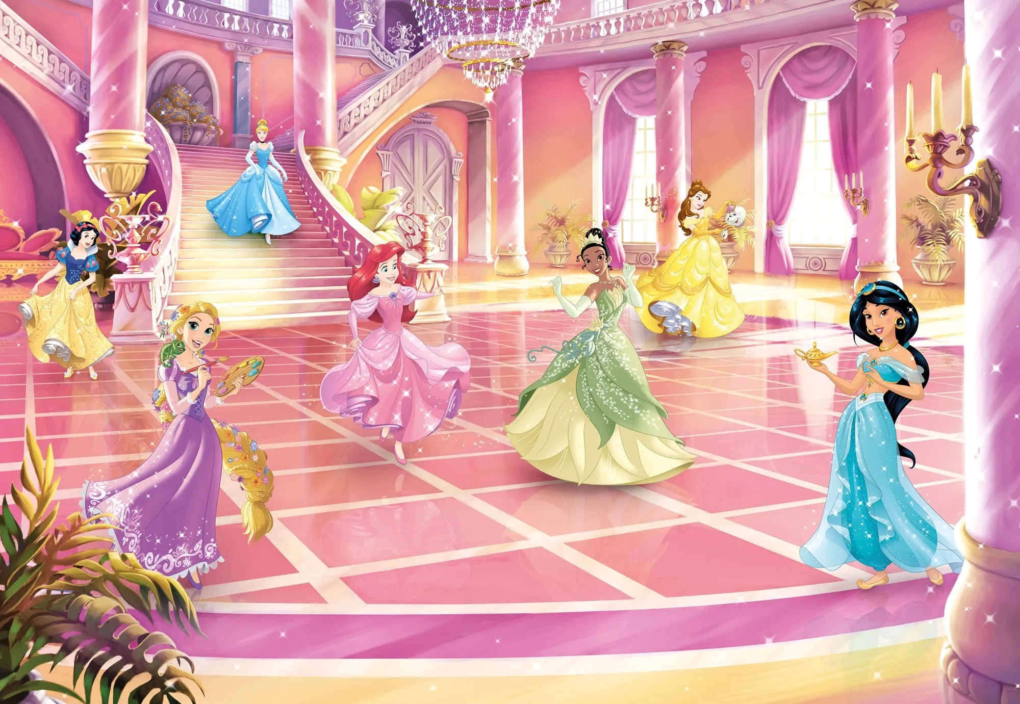 Komar fotótapéta Princess Glitzerparty 368 cm x 254 cm