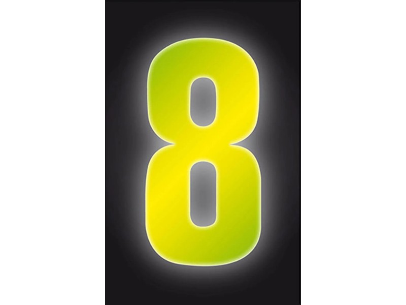 Conacord 8 felragasztható szám fényvisszaverő 17 cm sárga vásárlása az ...