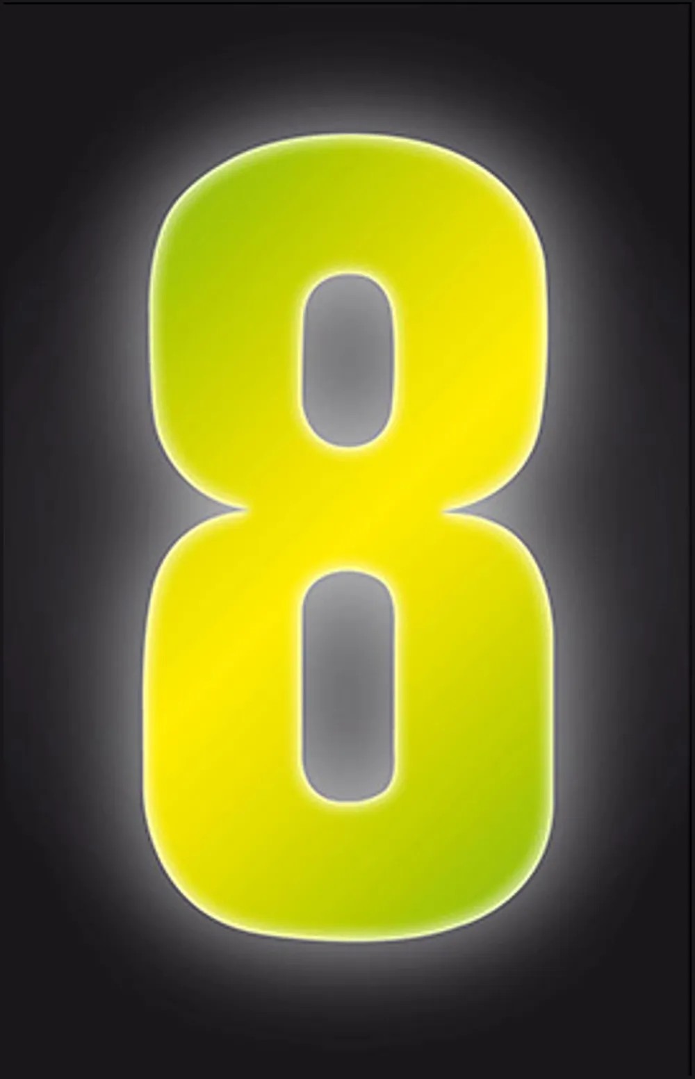 Conacord 8 felragasztható szám fényvisszaverő 17 cm sárga vásárlása az ...