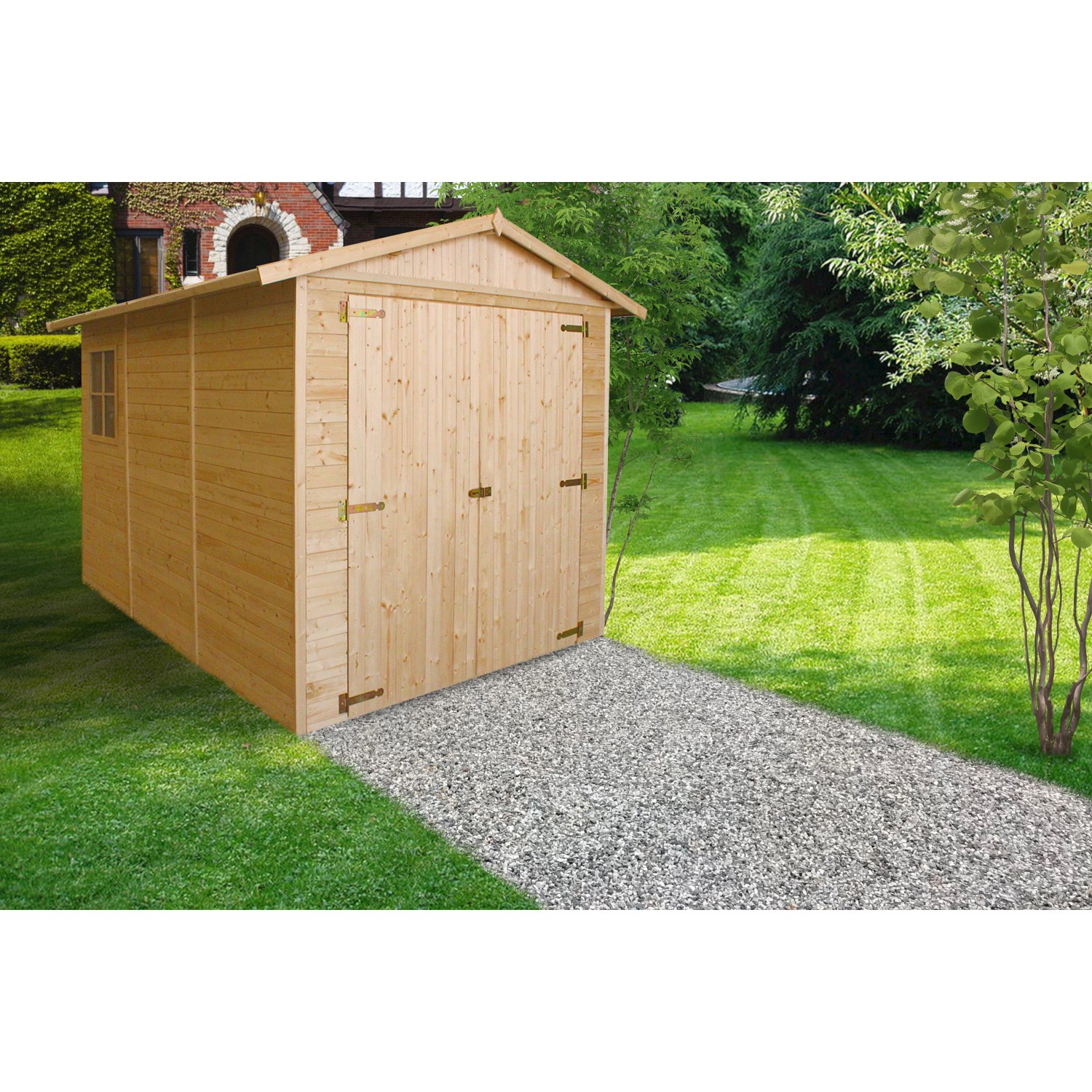 Timbela M105 fa garázs ablakkal padló nélkül vásárlása az OBI -nál