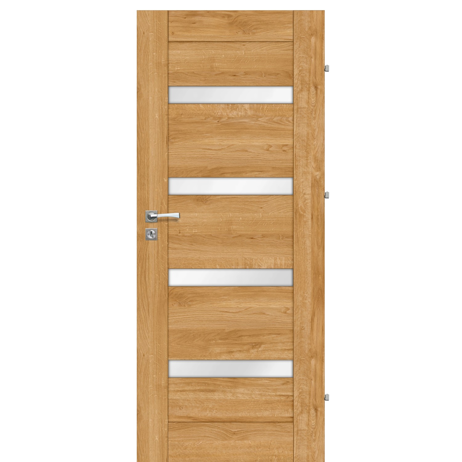 Keretes beltéri ajtólap Asti 10 Karamell Tölgy 75 cm x 210 cm jobbos ...