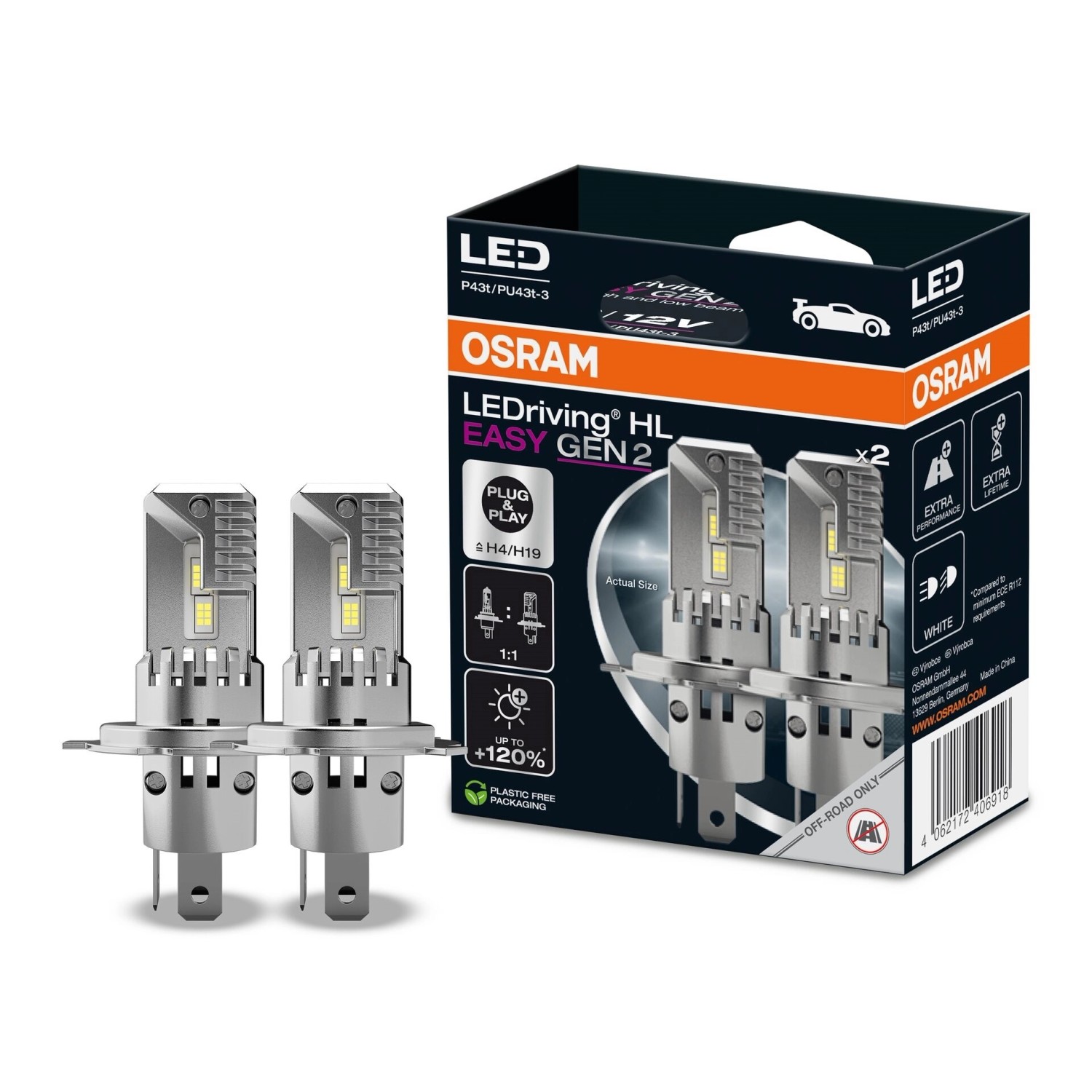 Osram LEDriving HL EASY GEN 2 H4/H19 vásárlása az OBI -nál