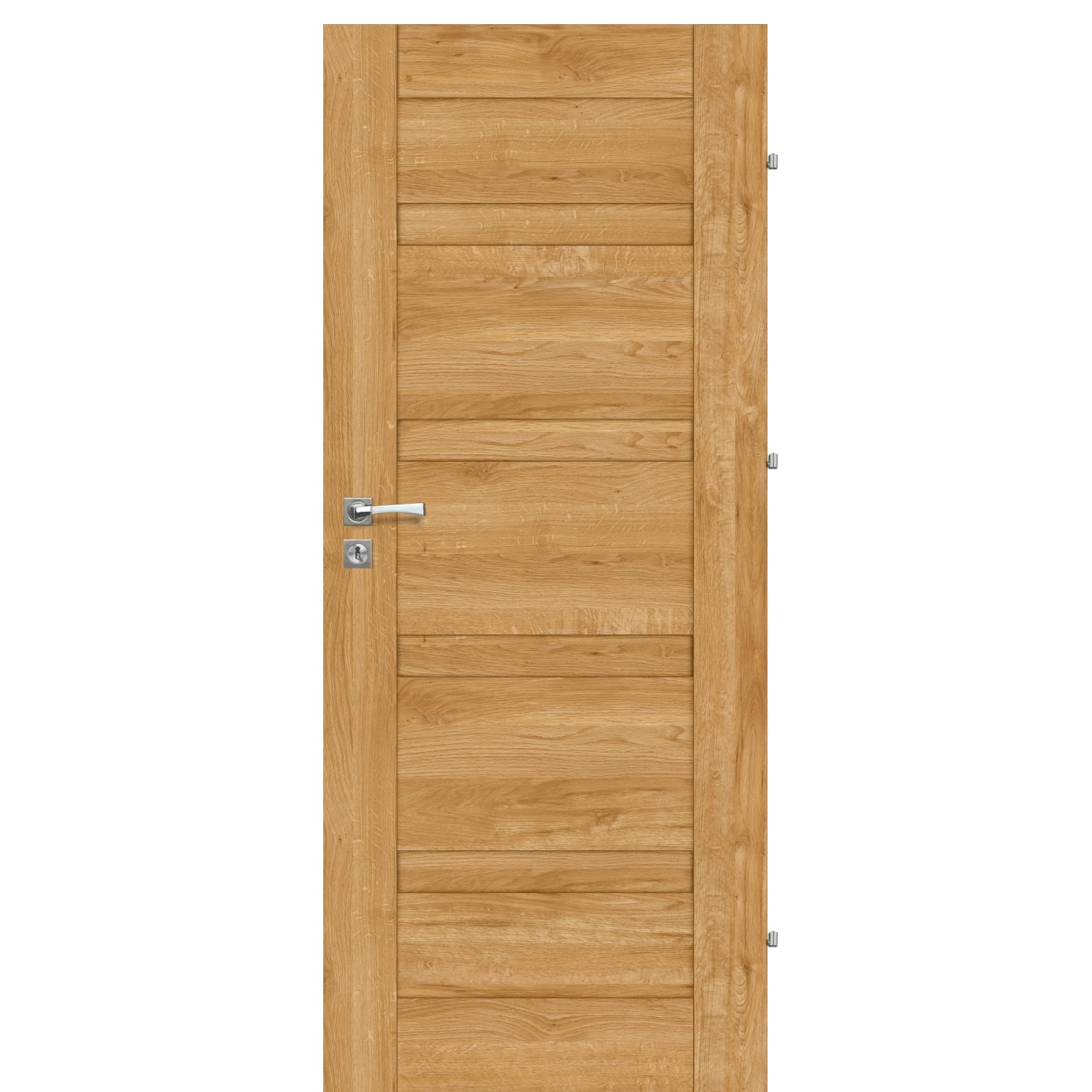 Keretes beltéri ajtólap Asti 50 Karamell Tölgy 90 cm x 210 cm jobbos ...