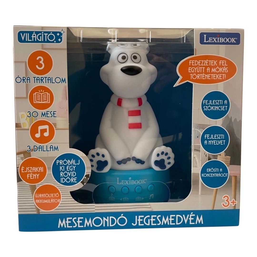 Lexibook Magyar Nyelvű Mesemondó jegesmedve 3D-s színváltós éjjeli lámpa vásárlása az OBI -nál