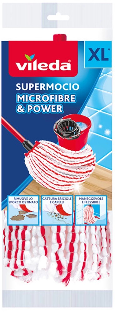 Vileda Microfibre&Power gyorsfelmosó utántöltő felmosófej vásárlása az ...