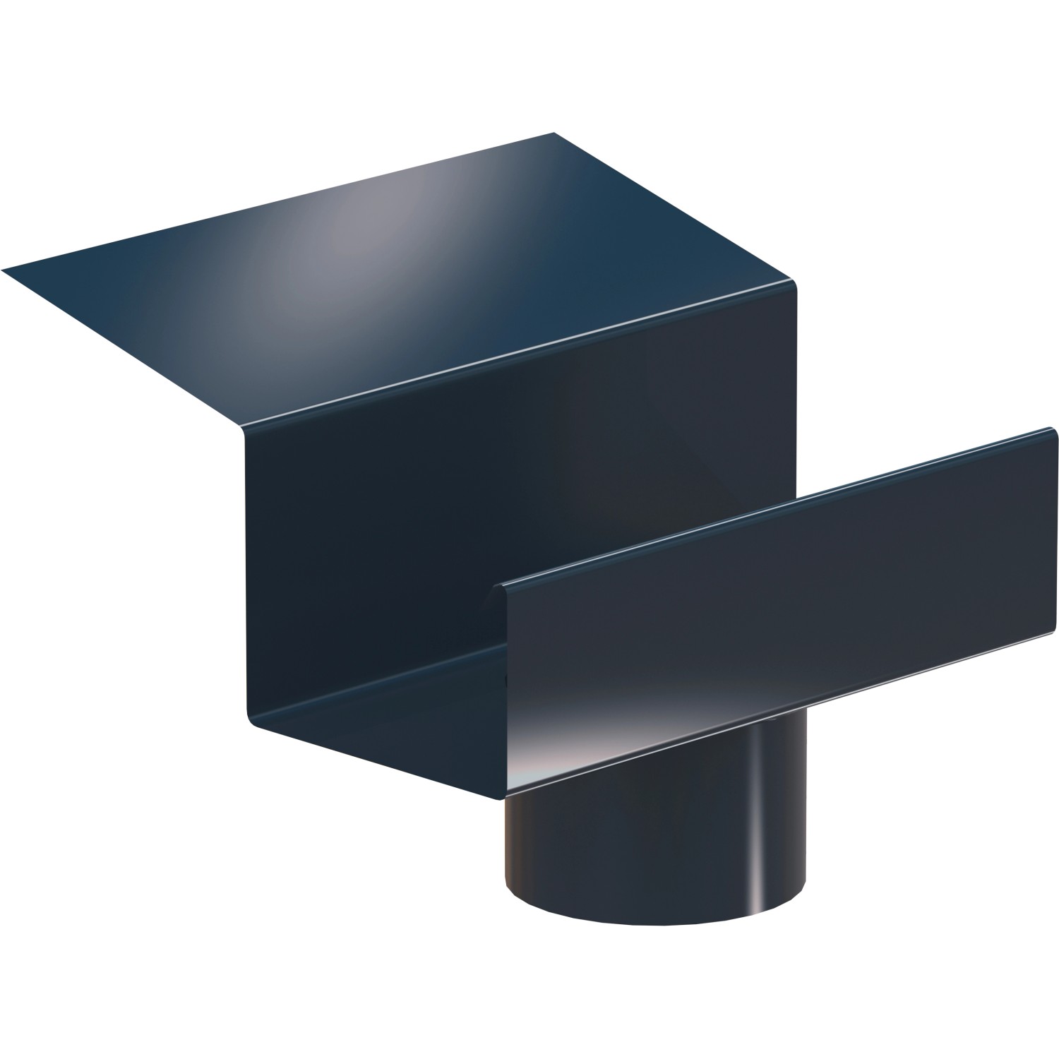 Betorkollócsonk SDF négyszögszelvényű ereszcsatornához alumínium ...