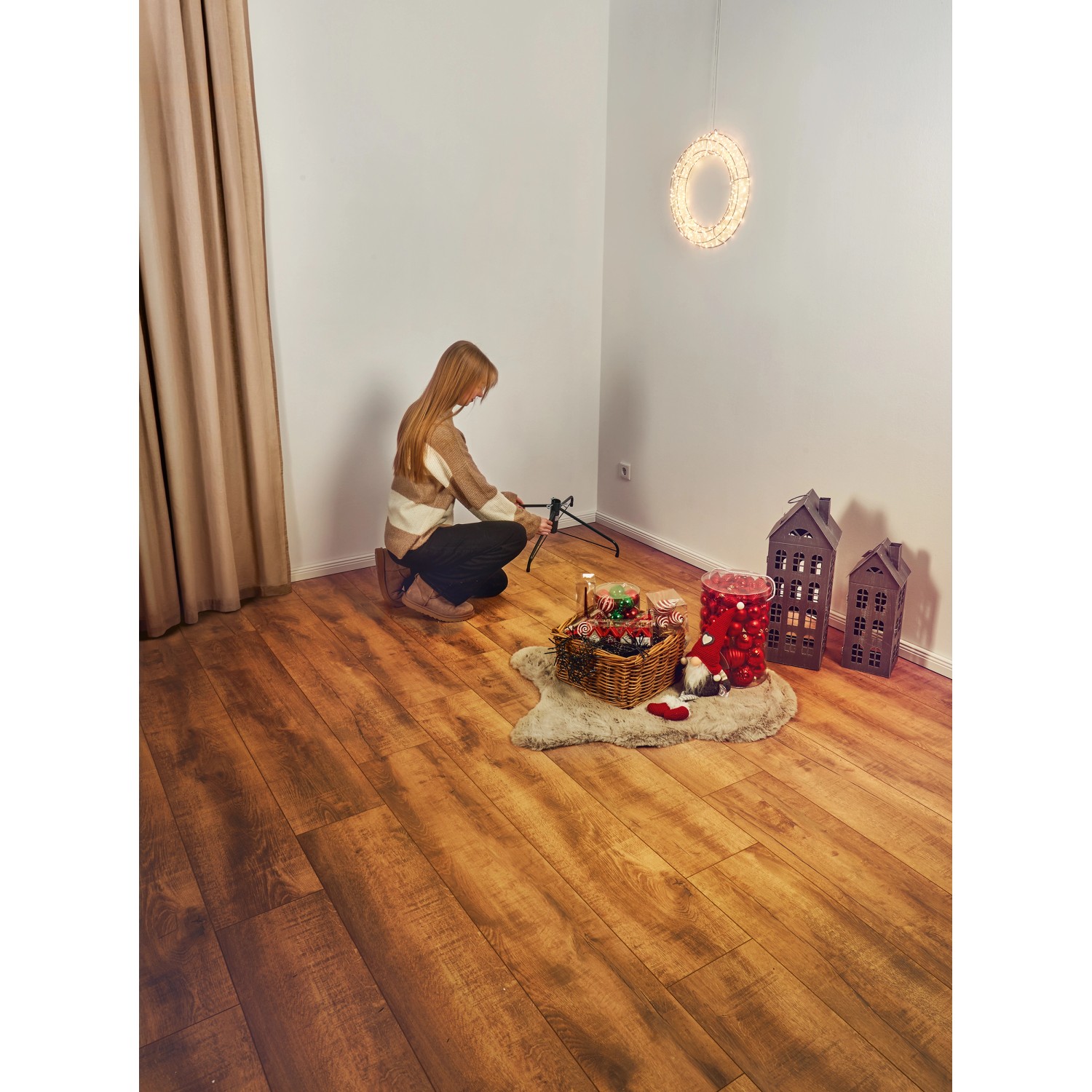 Nagano fenyő műhóval 108 cm átmérő x 180 cm fehér vásárlása az OBI -nál