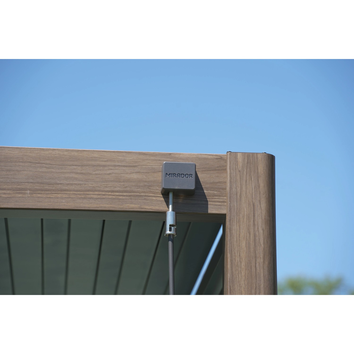 Pergola Mirador Deluxe 3 m x 4 m ébenfa barna utánzat