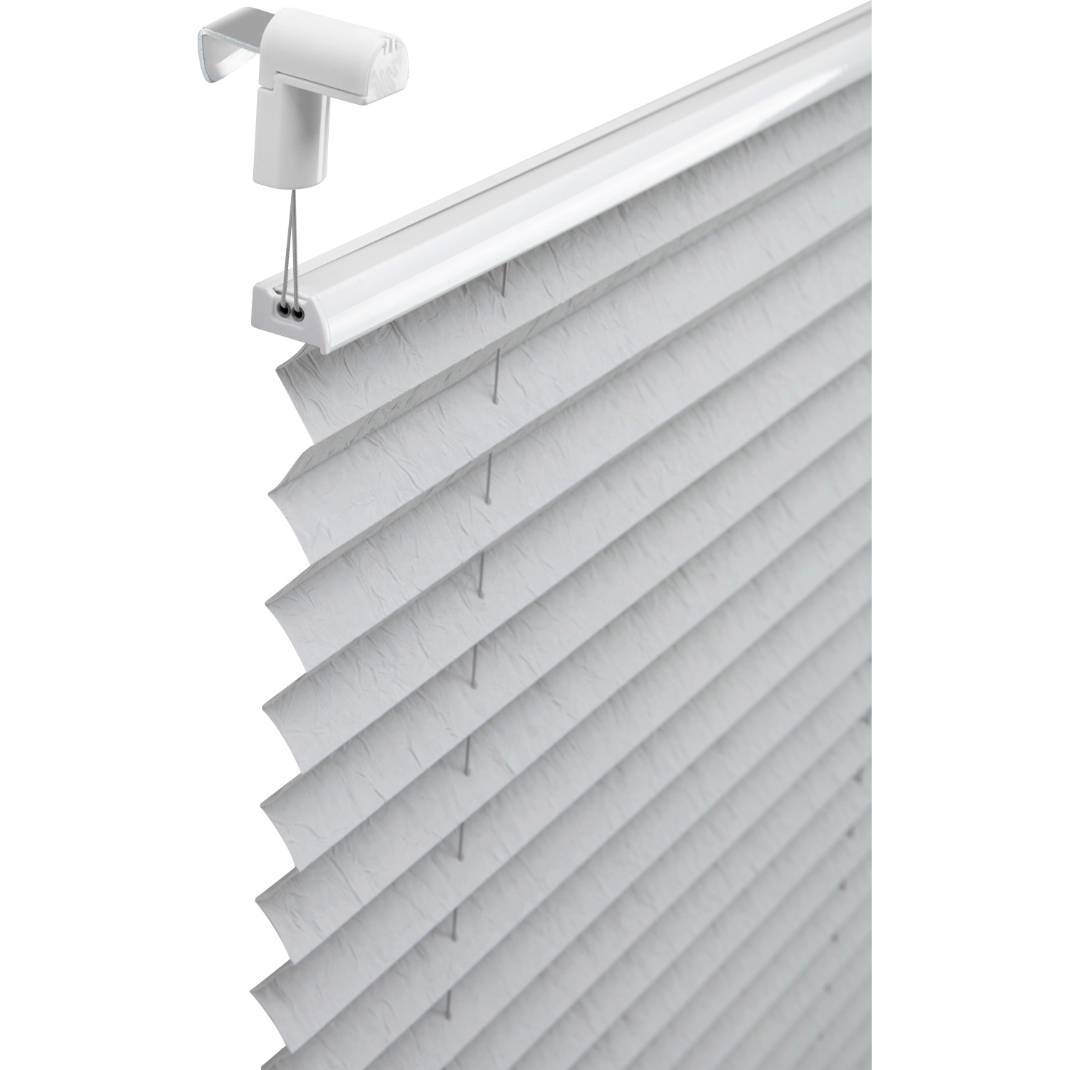 Valeria pliszé függöny 90 cm x 130 cm világosszürke vásárlása az OBI -nál