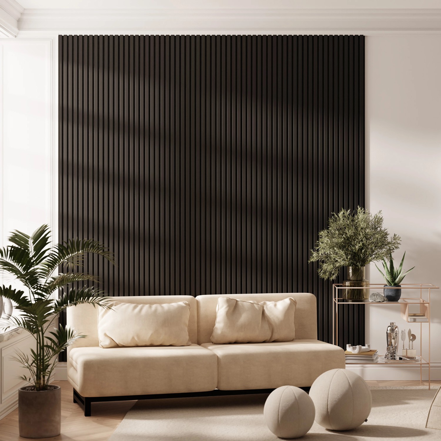 Akusztikus panel falburkolat fóliázott fekete akusztikus filc fekete ...