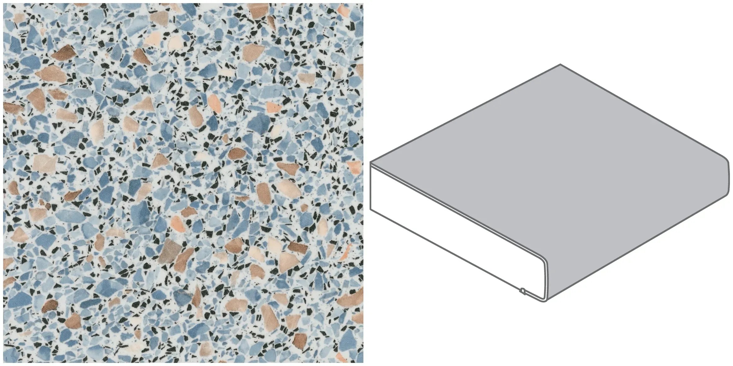 Munkalap 60 cm x 2,9 cm Corfu mozaik (MK835 C) vásárlása - OBI