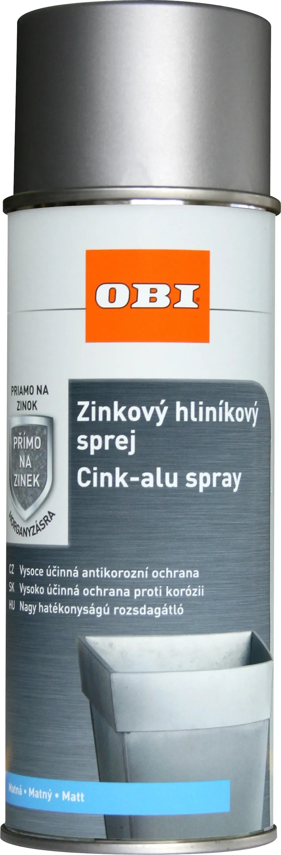 OBI lakkspray cink-alu rozsdagátló 400 ml