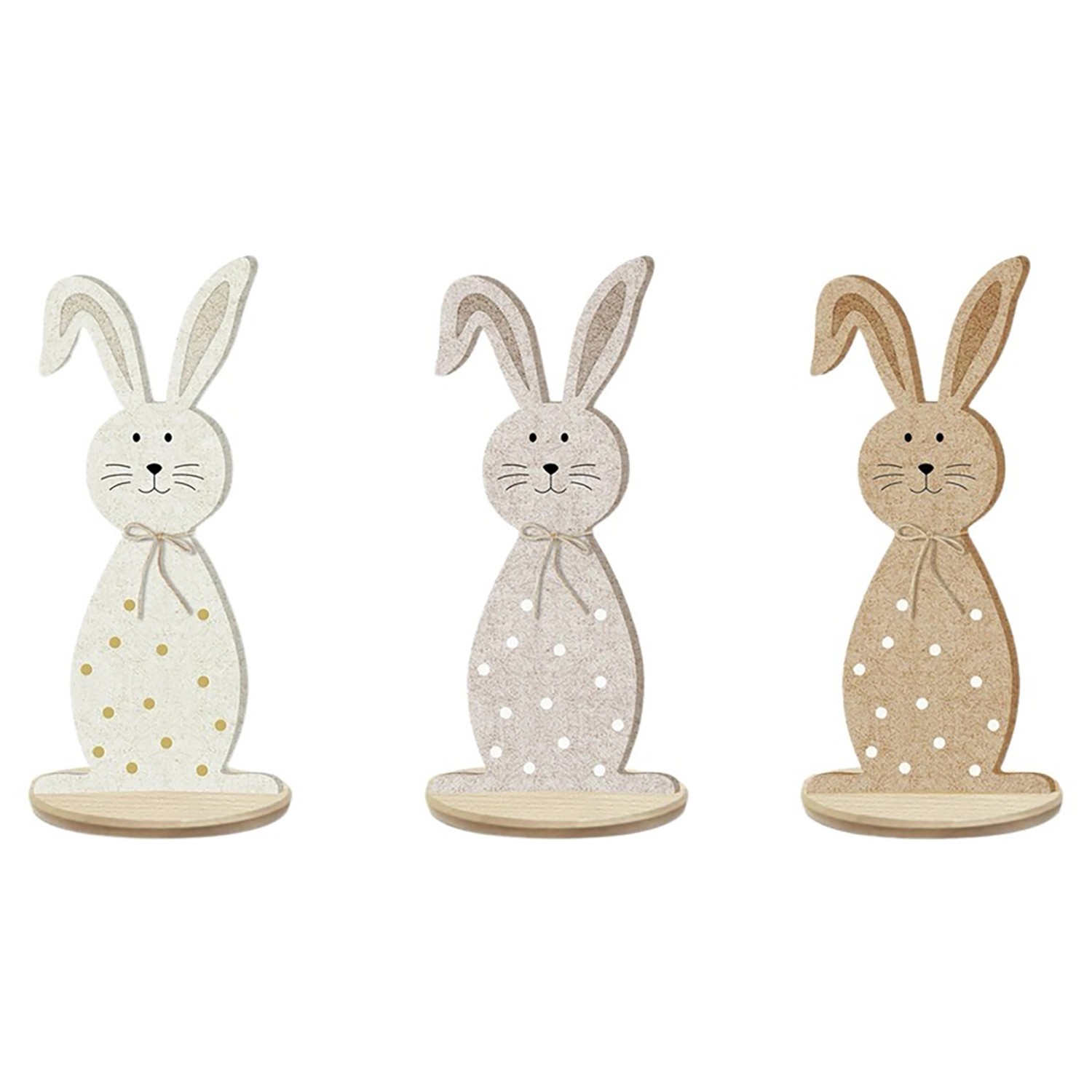 Boltze dekoráció Kerwin 3-féle változatban 40 cm x 5 cm x 20 cm barna ...