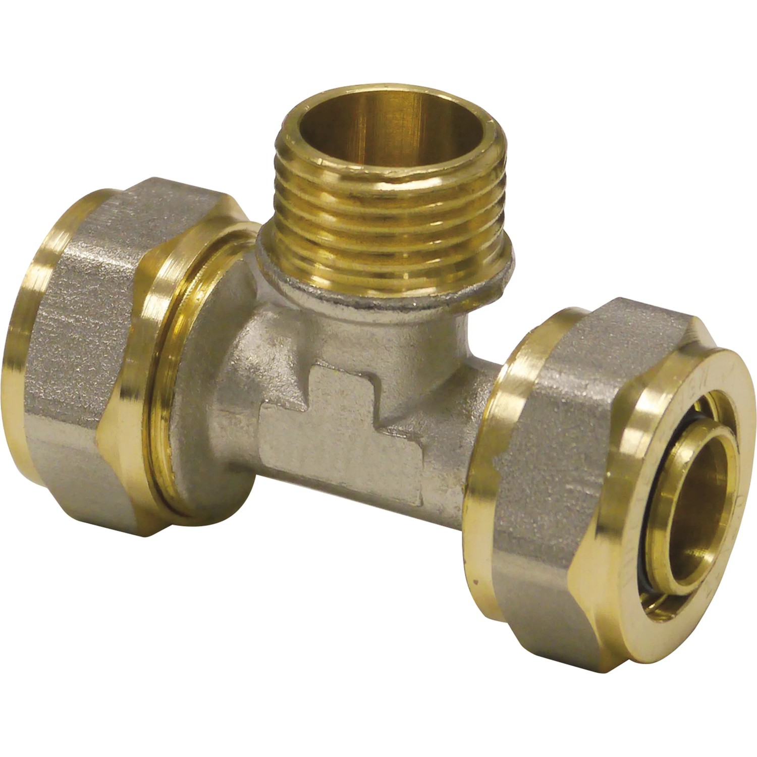PIPETEC menetes T-idom külső menettel 20 mm x 2 mm - 3/4" - 20 mm x 2 ...