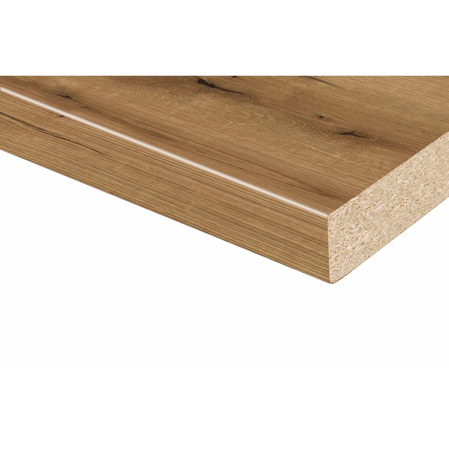 Kaindl munkalap 280 cm x 63,5 cm x 2,8 cm tölgy Evoke Sunset