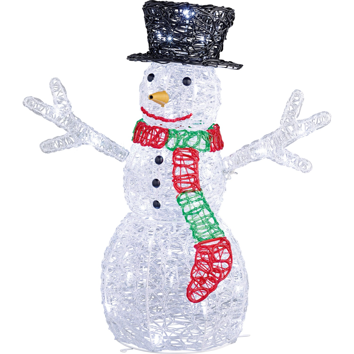 LED hóember figura 60 cm fehér - piros - fekete vásárlása az OBI -nál