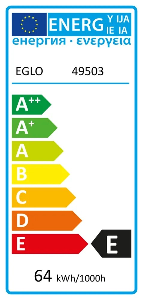 Eglo Deko izzó A75 EEC: E villanykörte alakú E27 / 60 W (330 lm ...