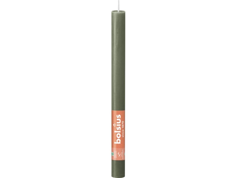 Bolsius Rustic szálgyertya 23 mm x 270 mm Fresh Olive vásárlása az OBI -nál