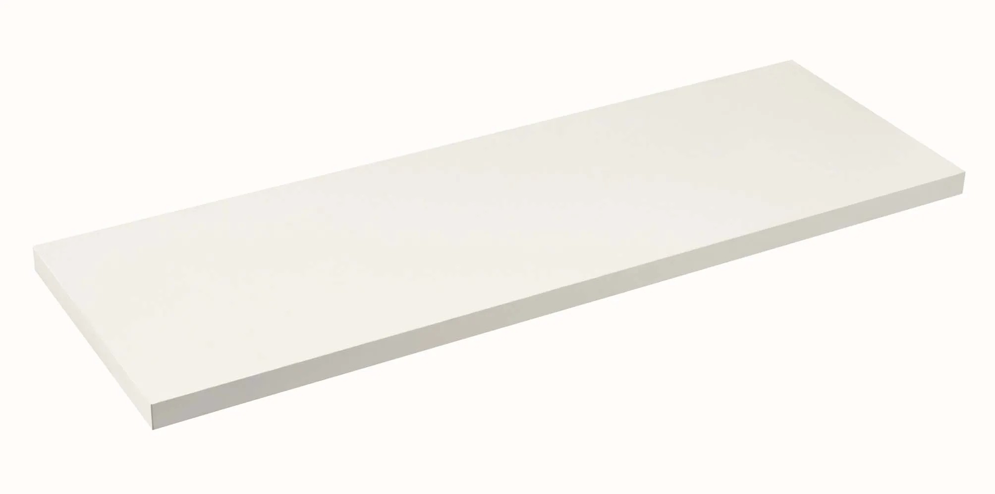 Laminált polc 60 cm x 20 cm fehér