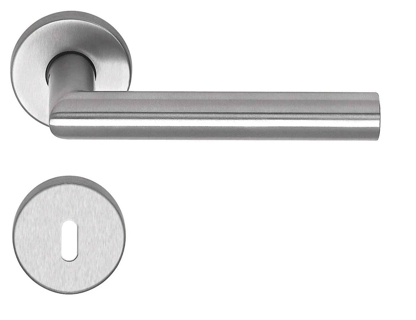 Maestro Thema Comfort rozsdamentes acél cilinderes beltéri ajtó kilincs ...