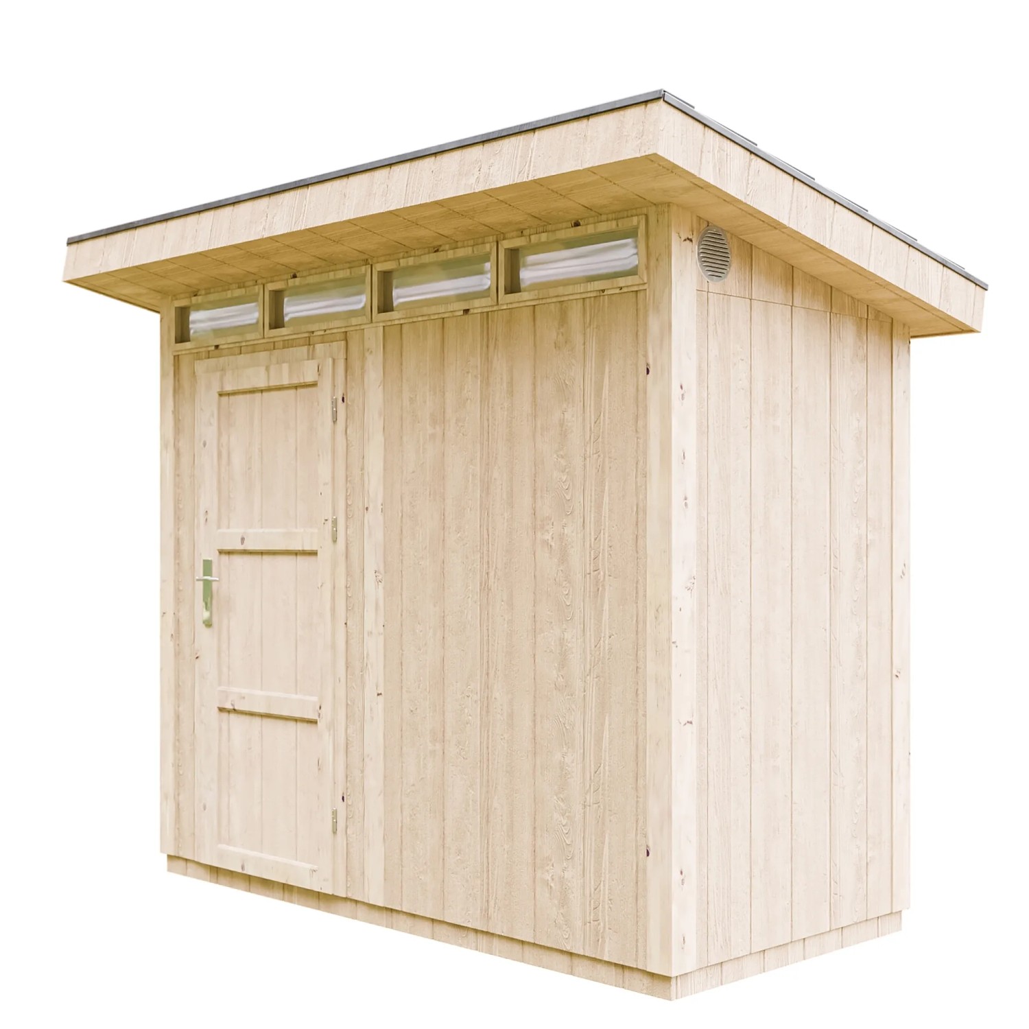Timbela kerti faház M901 lapostetős alapozott 161 cm x 294 cm