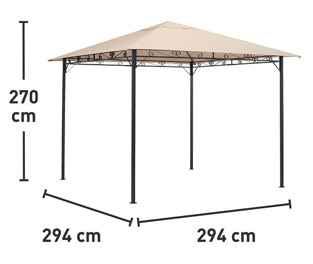 Antonito kerti pavilon 270 cm x 294 cm x 294 cm vásárlása az OBI -nál