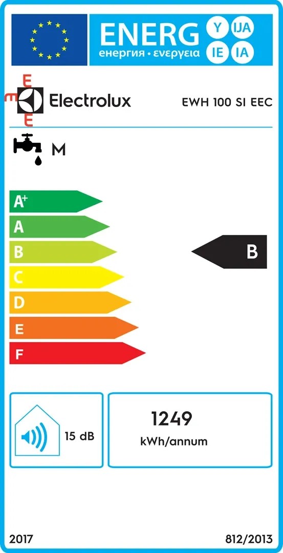 Electrolux ewh 100 si eec 2000 w 80 l-es tárolós vízmelegítő WiFi és ...