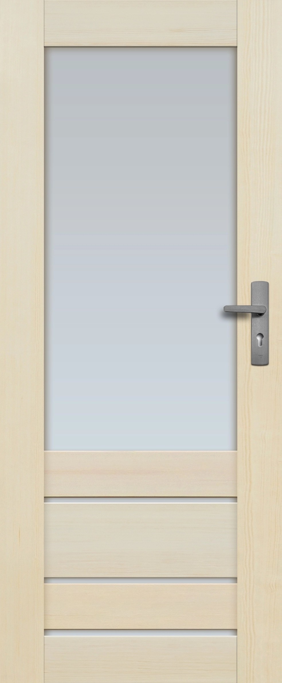 Radex beltéri ajtó Marbella üveges jobbos borovi fenyő 90 cm x 210 cm ...