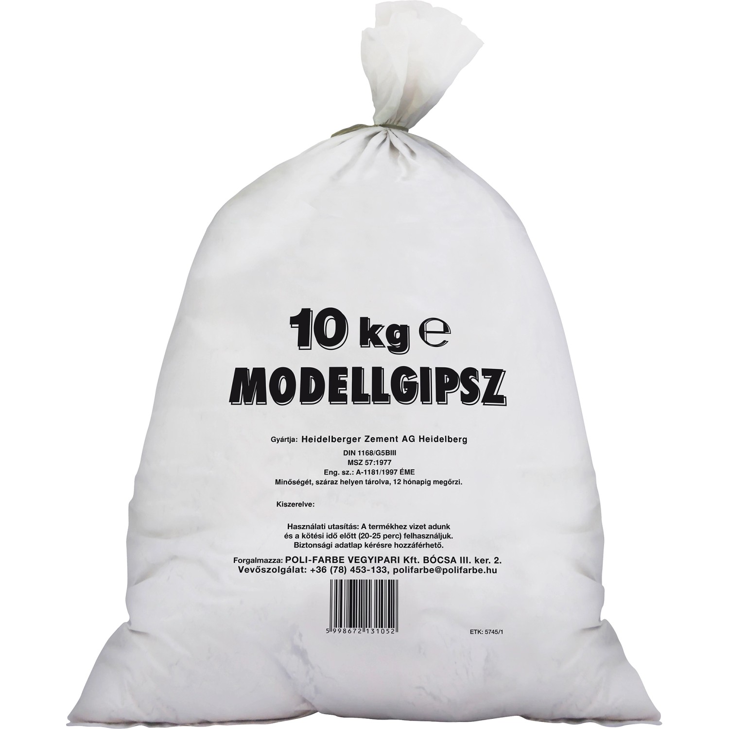 Heidelberger Zement modellgipsz 10 kg vásárlása az OBI -nál