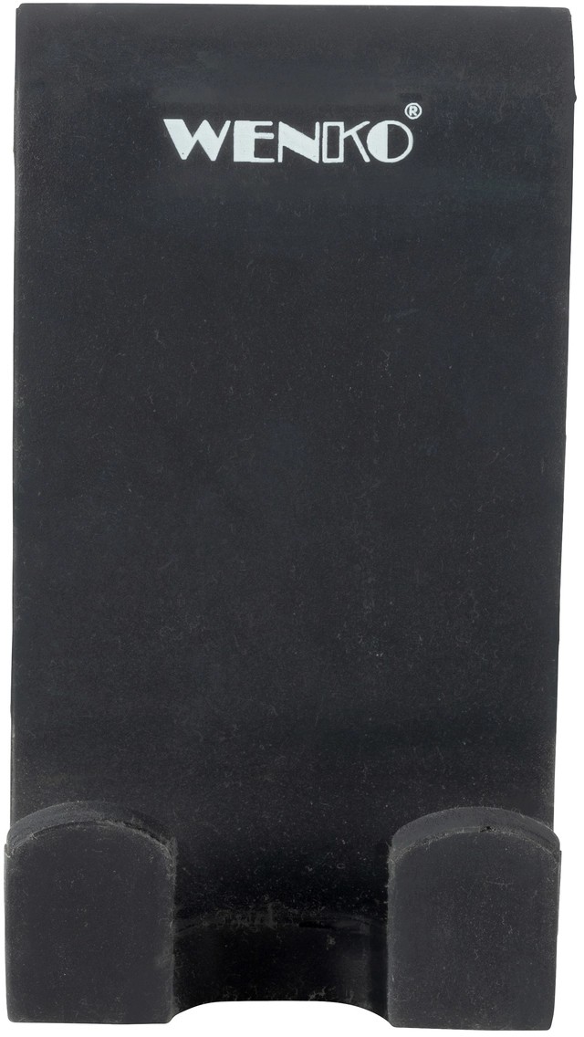 Wenko Verna Duo zuhanyakasztó szilikonból 5 cm x 9,5 cm x 7 cm fekete ...