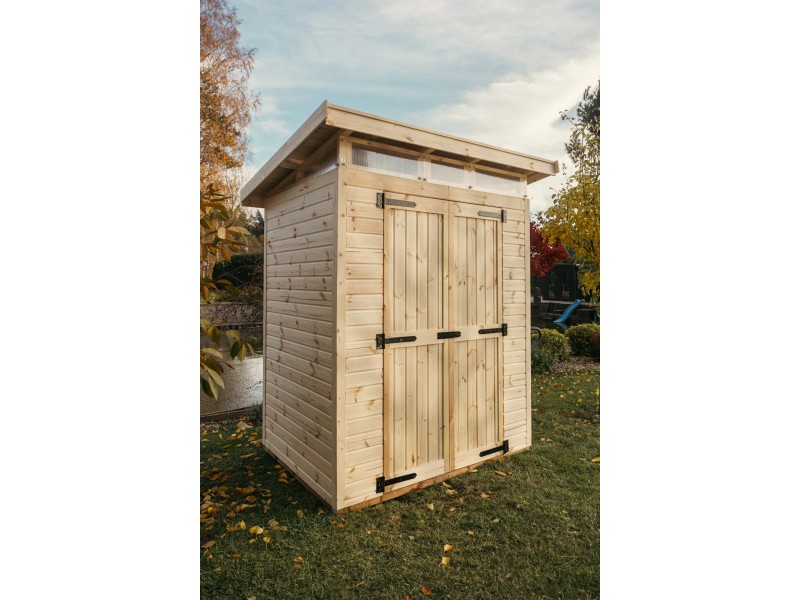 Upyard kerti ház Strongbox M alappal 163 cm x 127 cm natúr FSC®