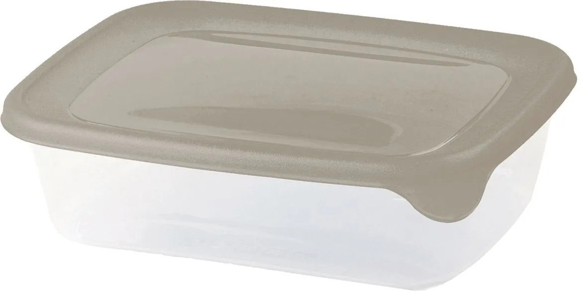 Curver "Fresh&Go" tégla ételtartó 0,5 l - átlátszó/ homok