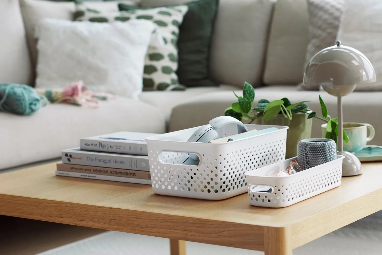 SmartStore Essence Slim fehér tárolókosár