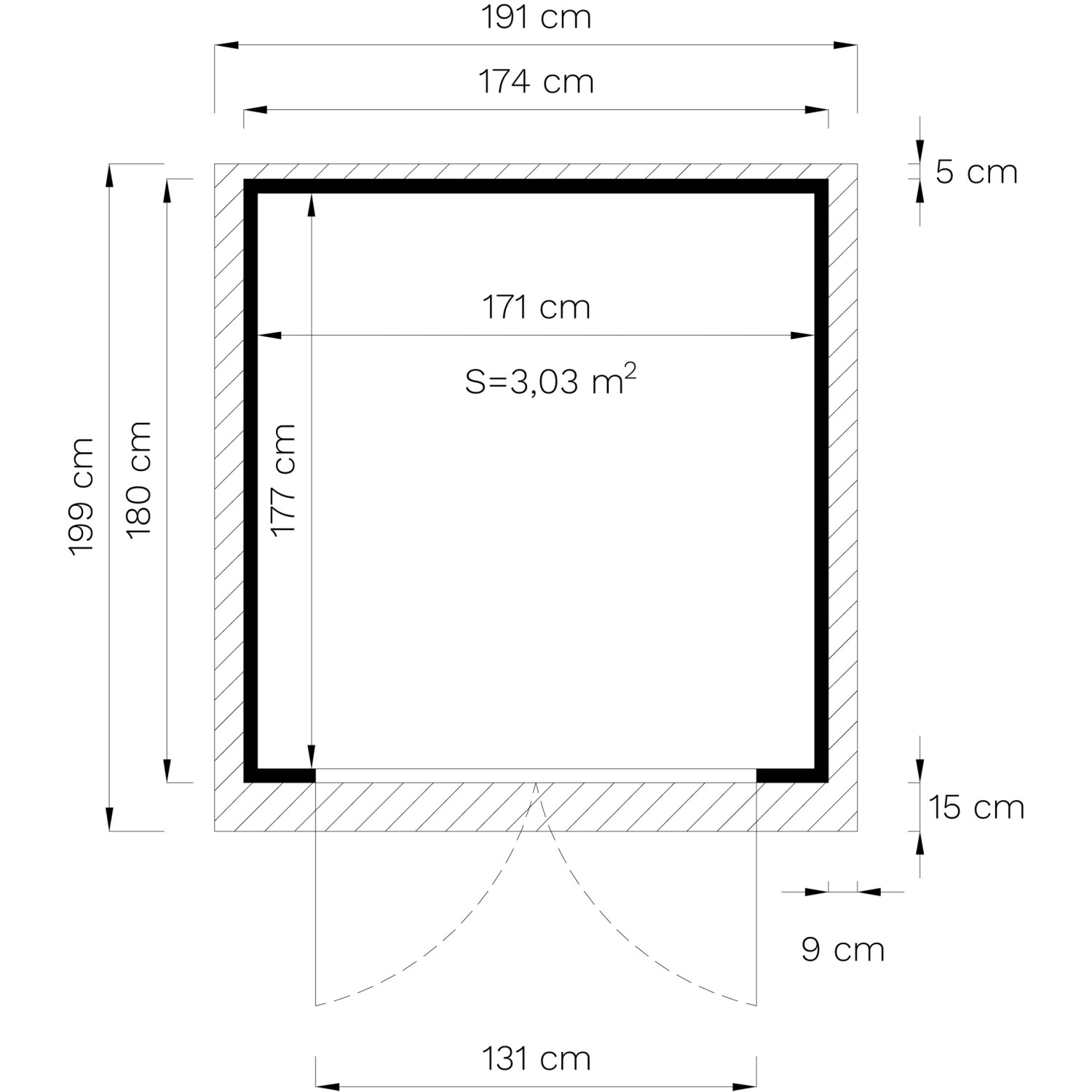 Carlsson Mollie-14 natúr szerszámosház 191 cm x 199 cm vásárlása - OBI