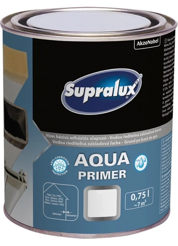 Supralux Universal Aqua vizes zománc világos barna 0,75 l