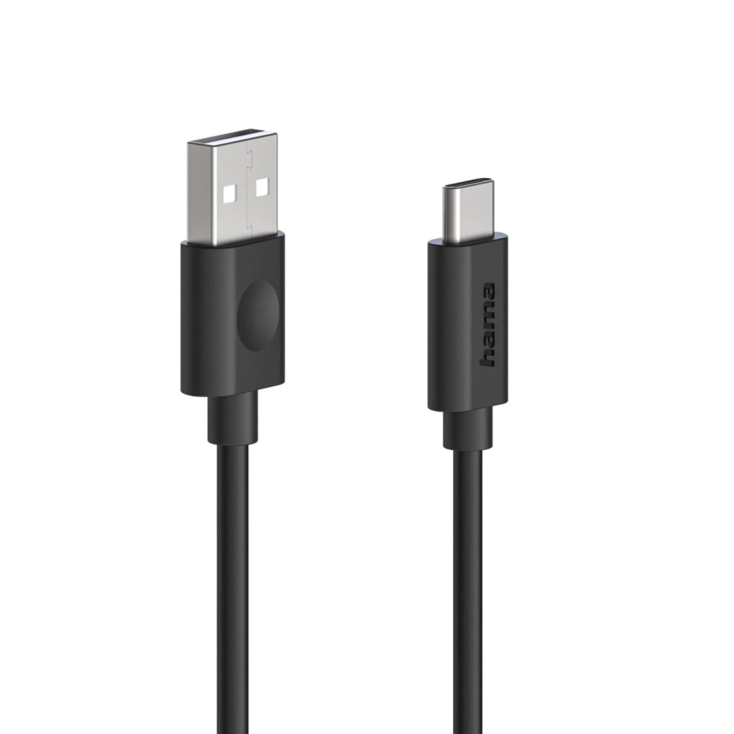 Hama adatkábel USB 2.0 USB-A/TYPE-C 60W 1,2M fekete