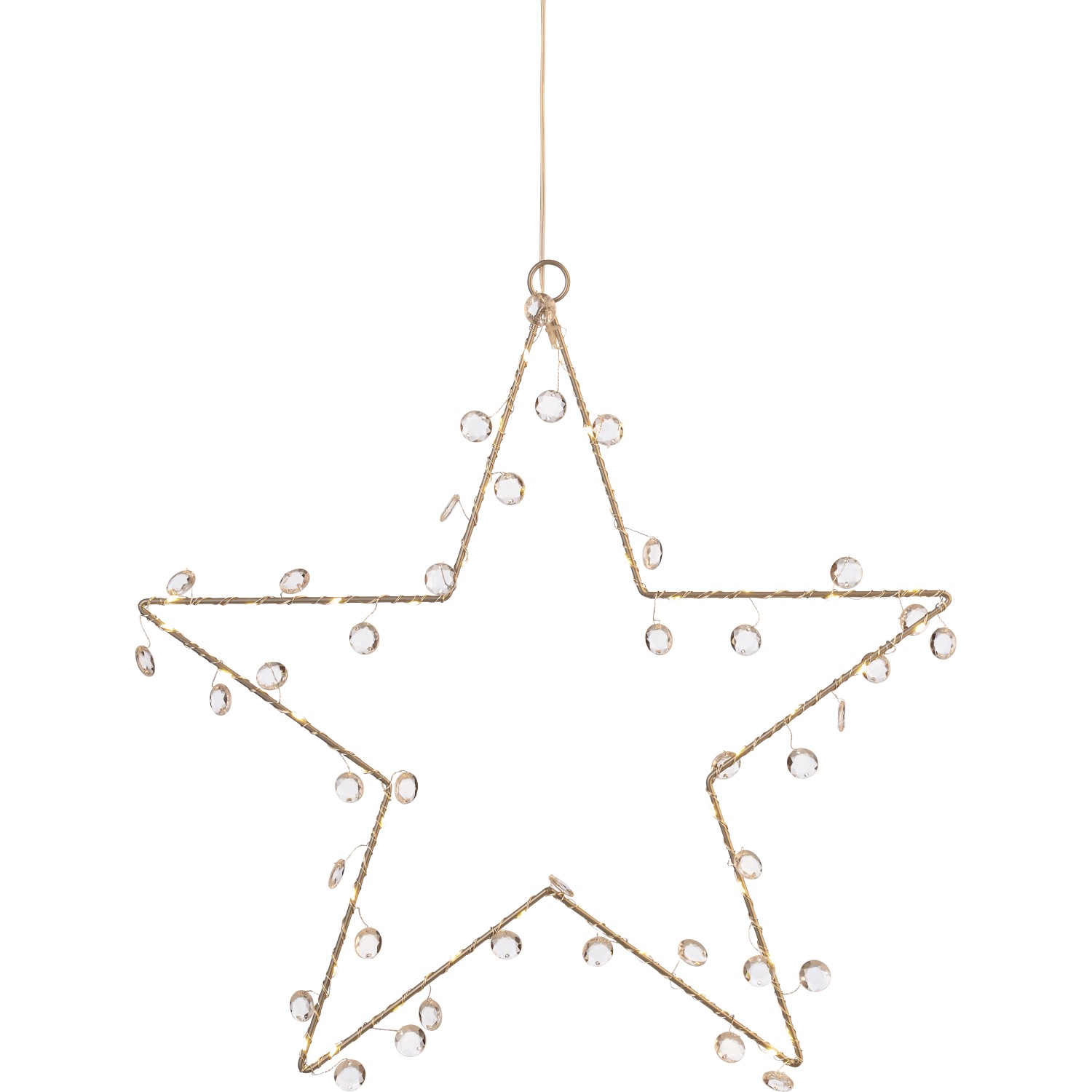 Felakasztható LED csillag 40 cm melegfehér elemes vásárlása az OBI -nál