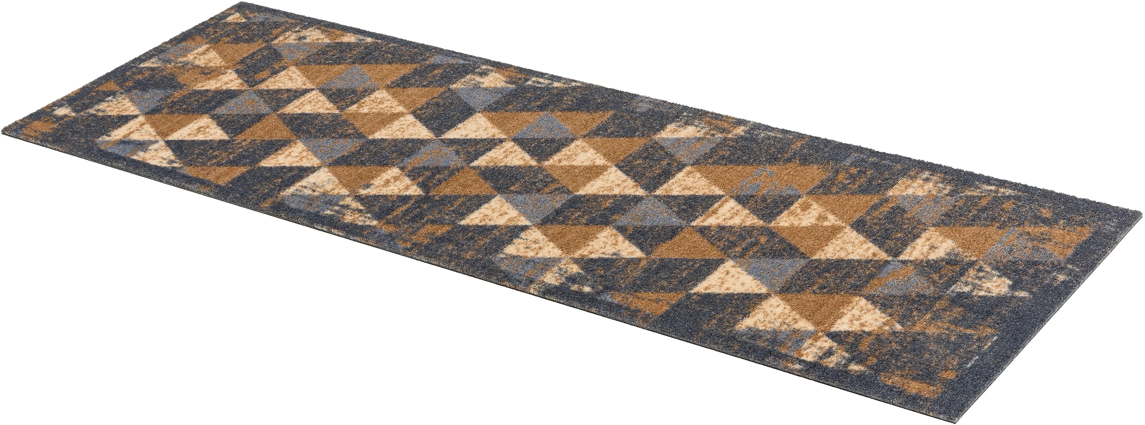 Astra Miabella Design lábtörlő háromszögmintás szürke-barna kb. 50 cm x ...