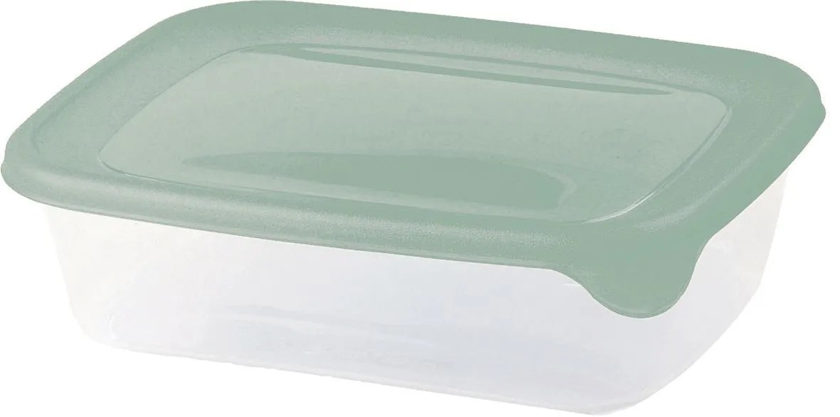 Curver "Fresh&Go" tégla ételtartó 0,5 l - átlátszó/ zöld